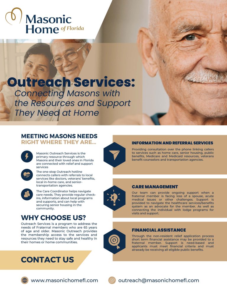 Masonic Home Outreach Program - The Grand Lodge of Florida ...
